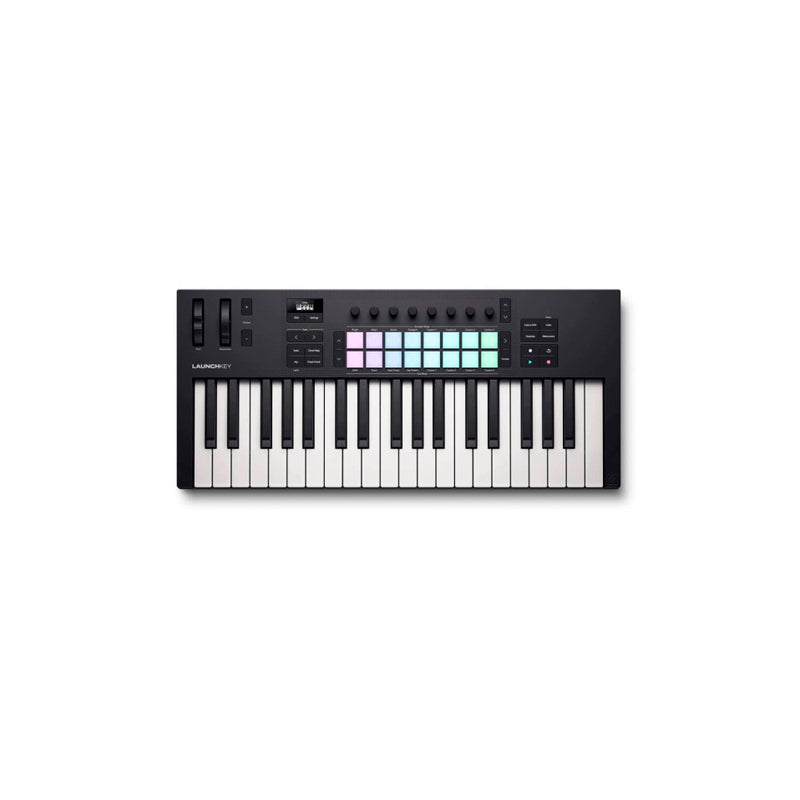 TECLADO CONTROLADOR MIDI COMPLETAMENTE INTEG LAUNCHKEY 37 MK4 ...